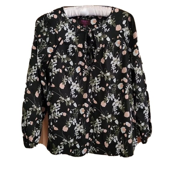 J. Crew Factory | Tops | J Crew Womans Liberty Art Peasant Blouse Poppy ...